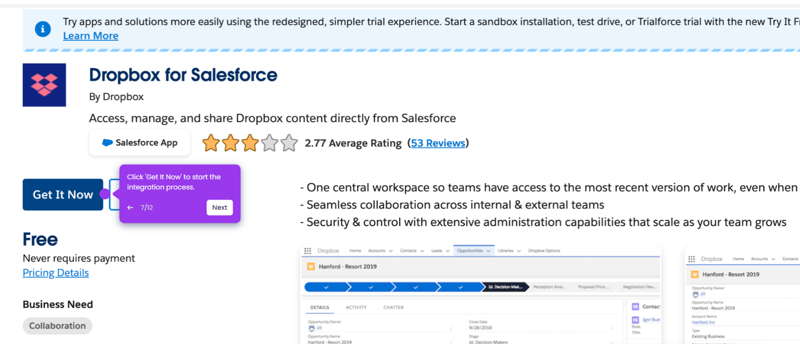 How to Integrate Dropbox with Salesforce: 1-Min Guide